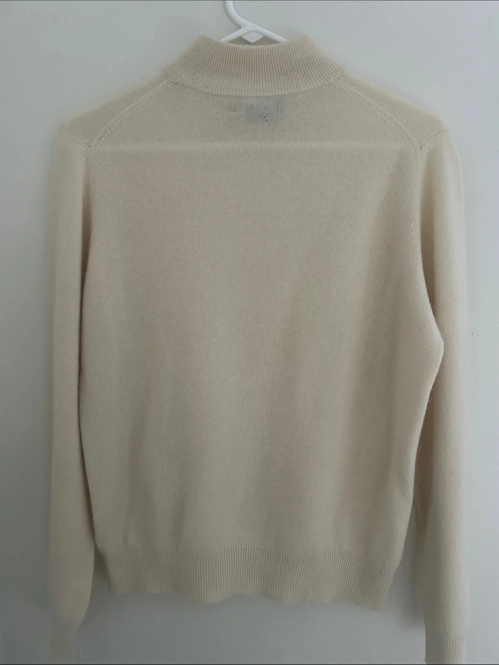 Charter Club | Sweaters | Cream Mock Neck Cashmere Sweater | Poshmark